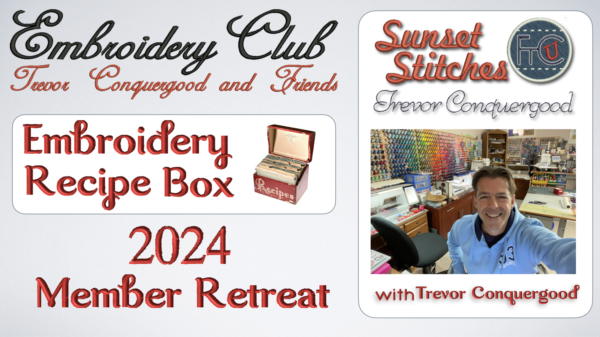 Embroidery Club Season 02 – 2024 Member Retreat – Sunset Stitches