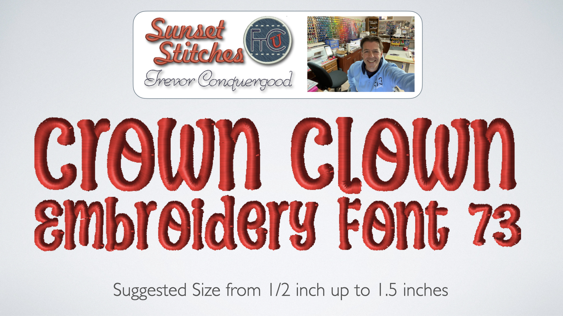 73 Crown Clown – June 6th 2025 – Sunset Stitches